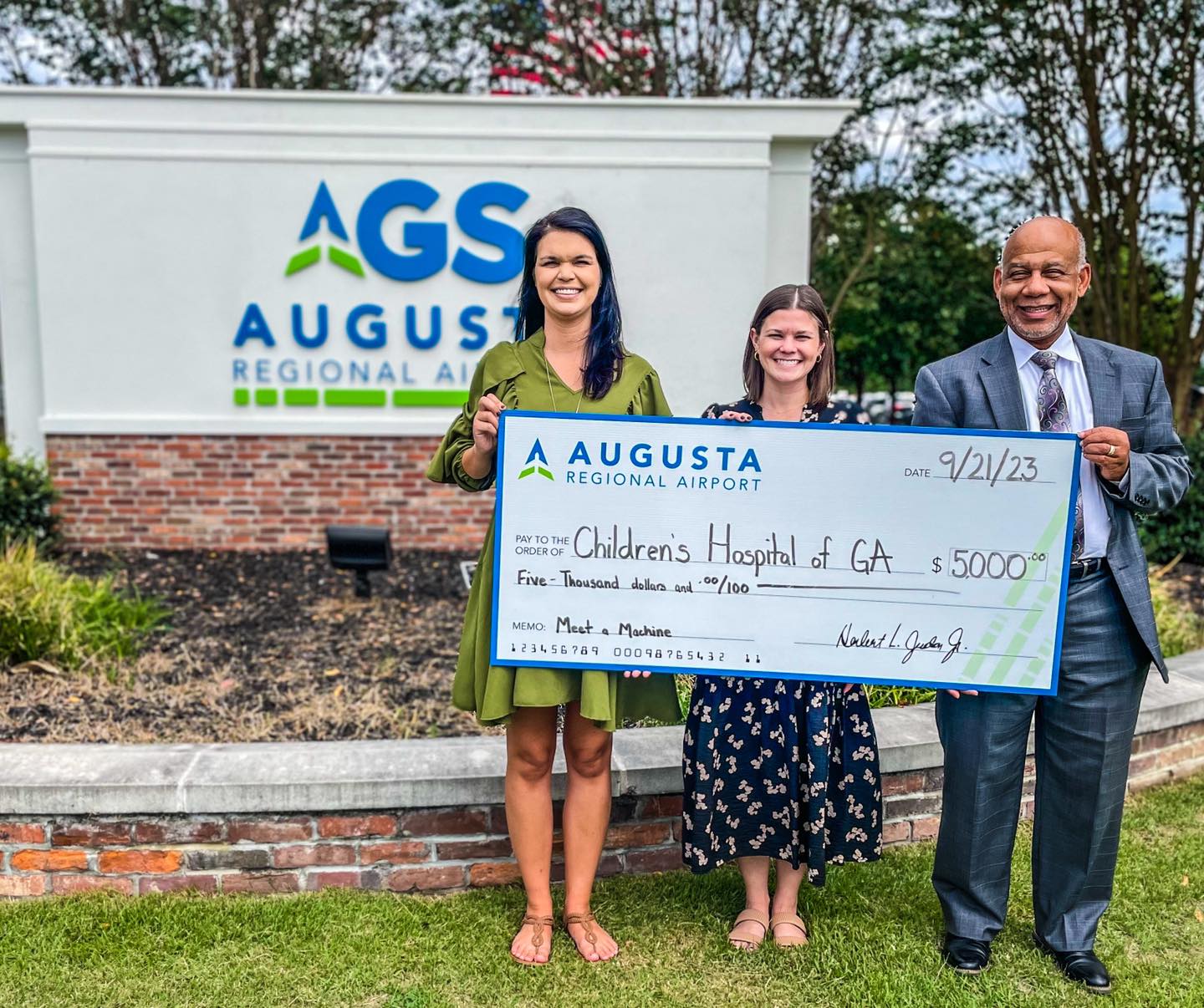 Thank you Augusta Regional Airport! – Children's Hospital of Georgia
