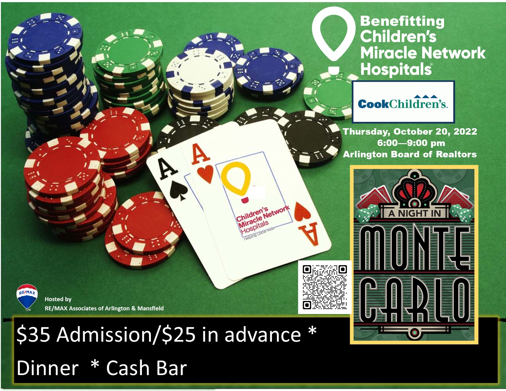 RE/MAX Associates of Arlington & Mansfield present a night in monte ...