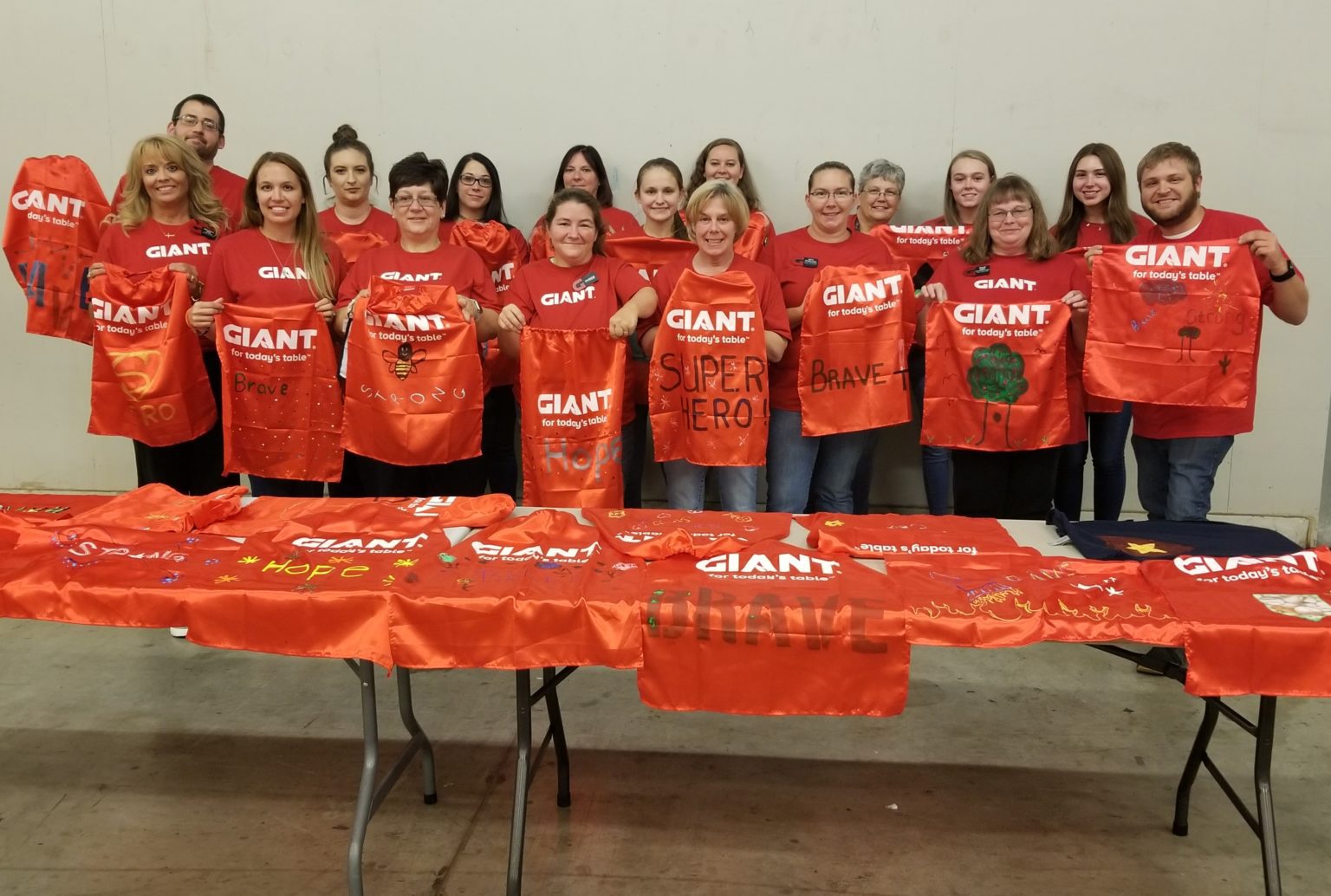 GIANT/Martin’s employees make Courage Capes for pediatric patients ...