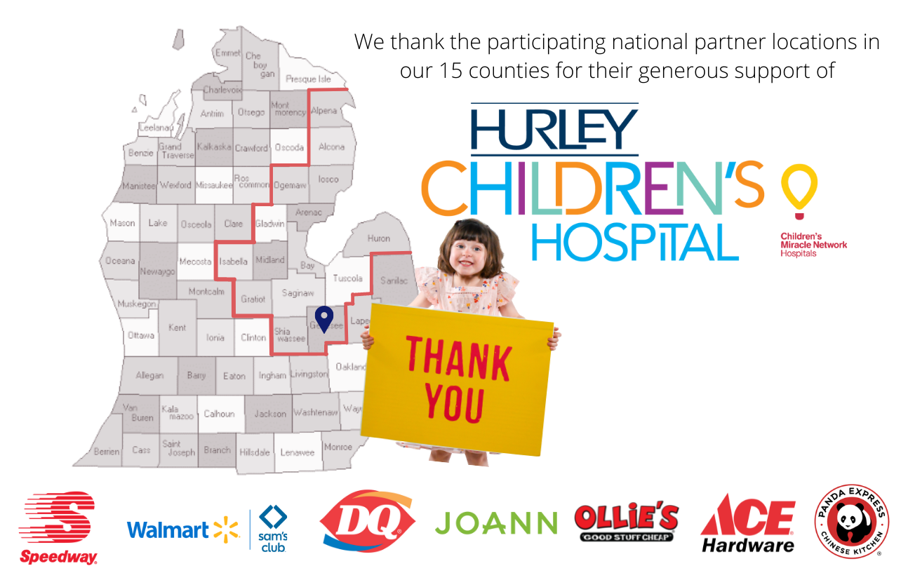 Children’s Miracle Network Hospitals National Partners Help Hurley ...