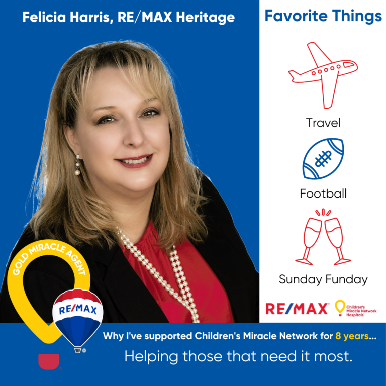 FELICIA HARRIS RECOGNIZED AS A GOLD RE/MAX MIRACLE AGENT – KU Medical ...