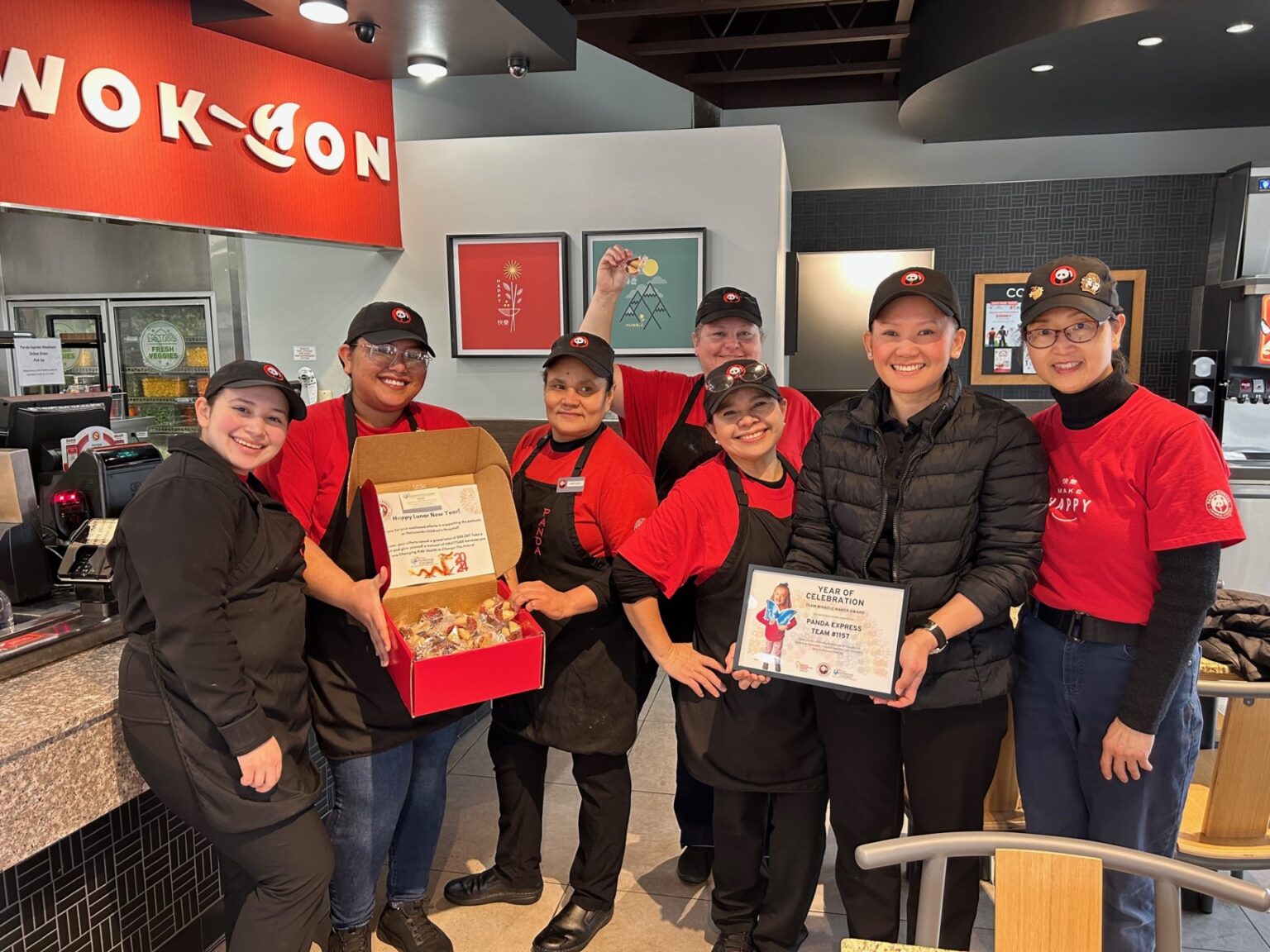 Celebrating the Lunar New Year with the teams at Panda Express ...