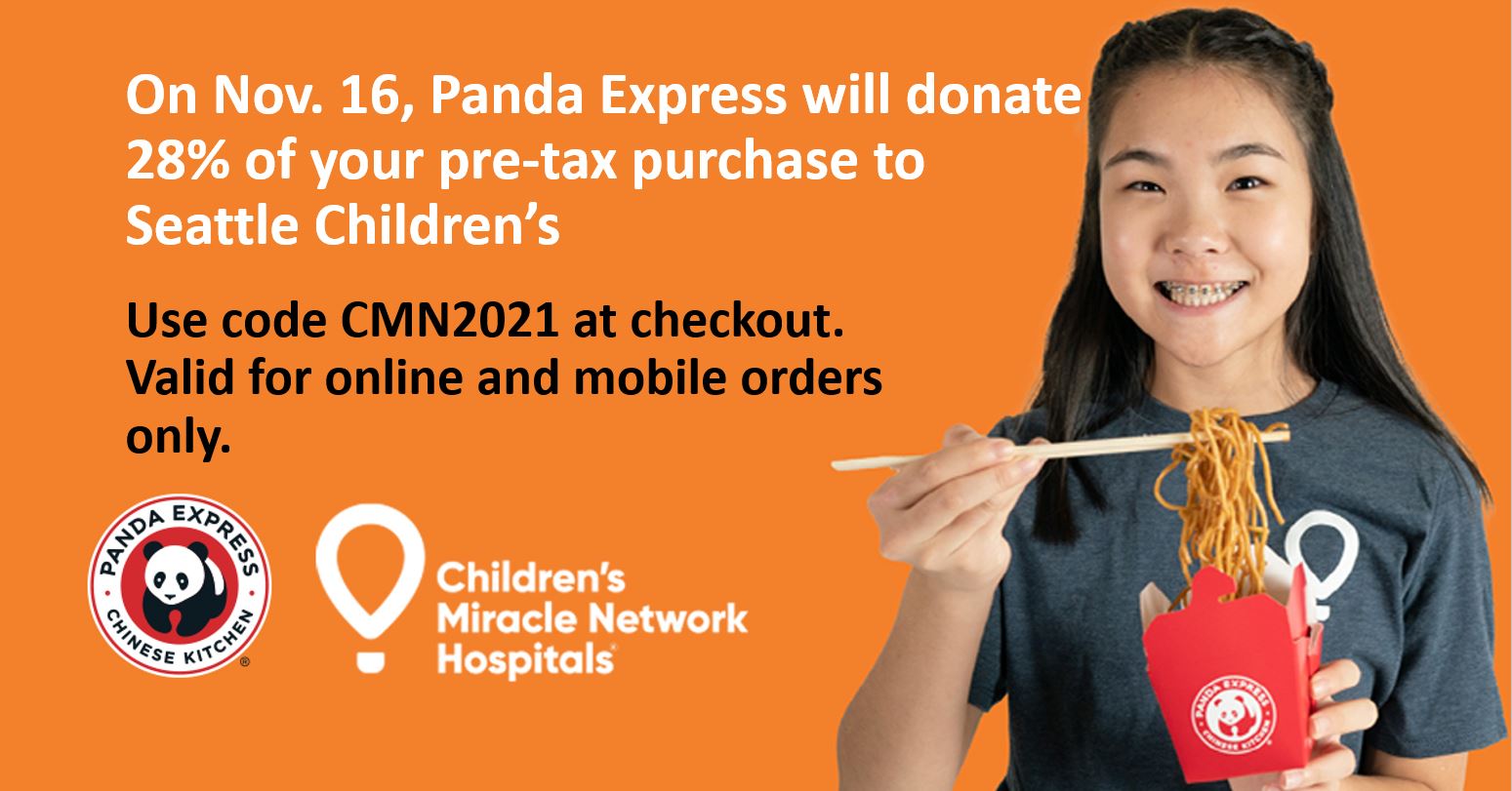 Visit Panda Express on November 16 to give back to Seattle Children’s ...