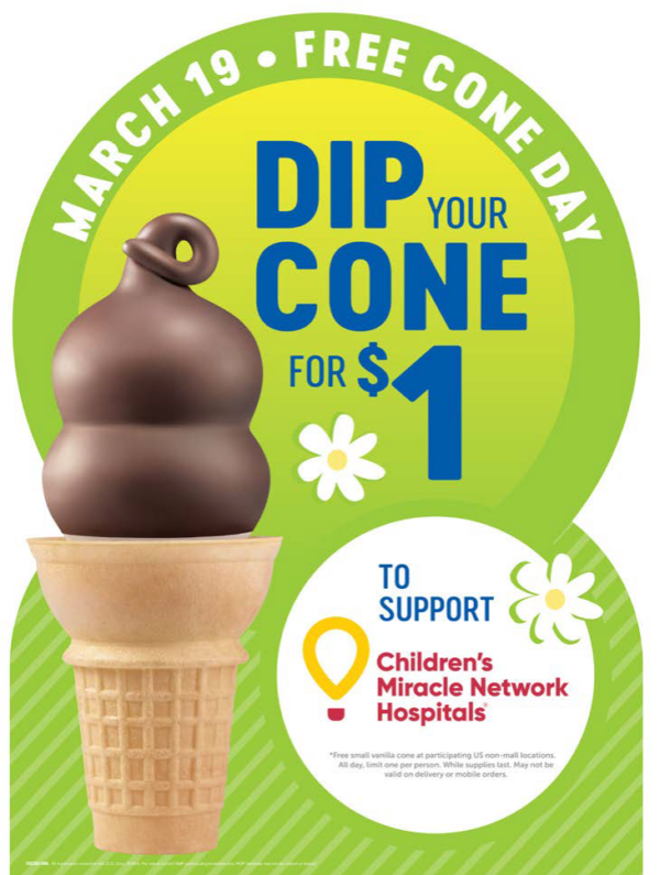 Dip it For Kids at Dairy Queen on March 19 – UF Health Shands Children ...