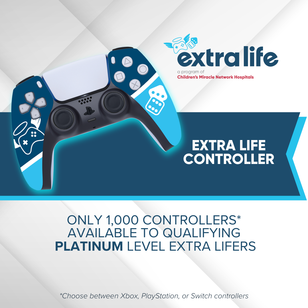 Platinum Extra Lifers can Unlock Game Controllers by Raising $2,000 USD ...