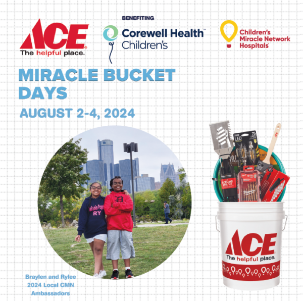 Step Up to Help Kids During Ace Hardware Bucket Days August 2-4 and ...