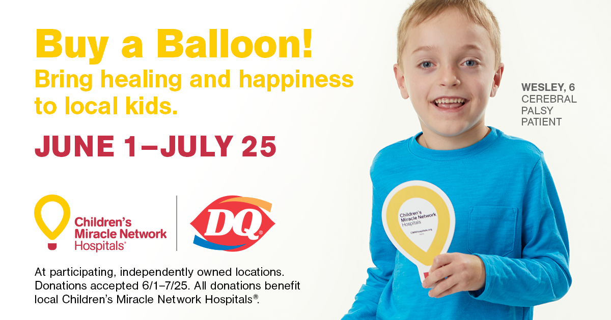 Help DQ heal kids! – Children's Hospital – New Orleans