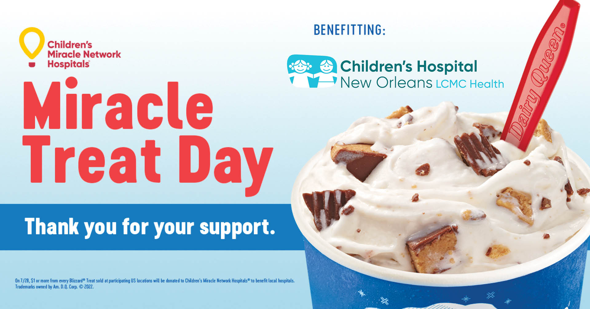 It’s Miracle Treat Day! – Children's Hospital – New Orleans