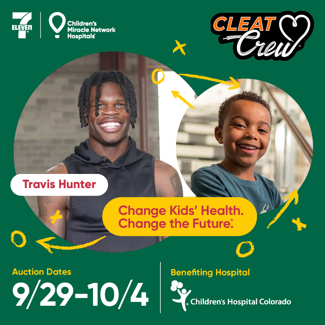 #ChangeKidsHealth with Custom Cleats from Travis Hunter! – Children's ...